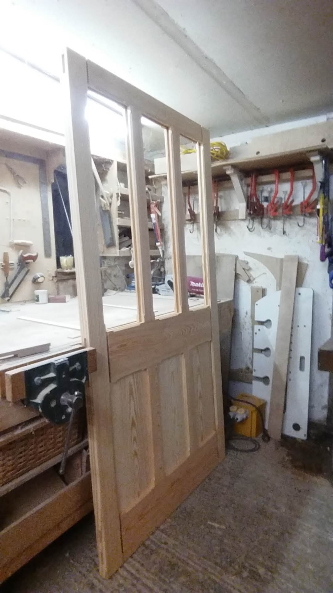 bespoke period pine door – Listed Building and Heritage Joinery in Carmarthenshire